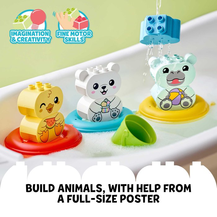 LEGO DUPLO Floating Animals Bath Time Set (10965) | Moonpig