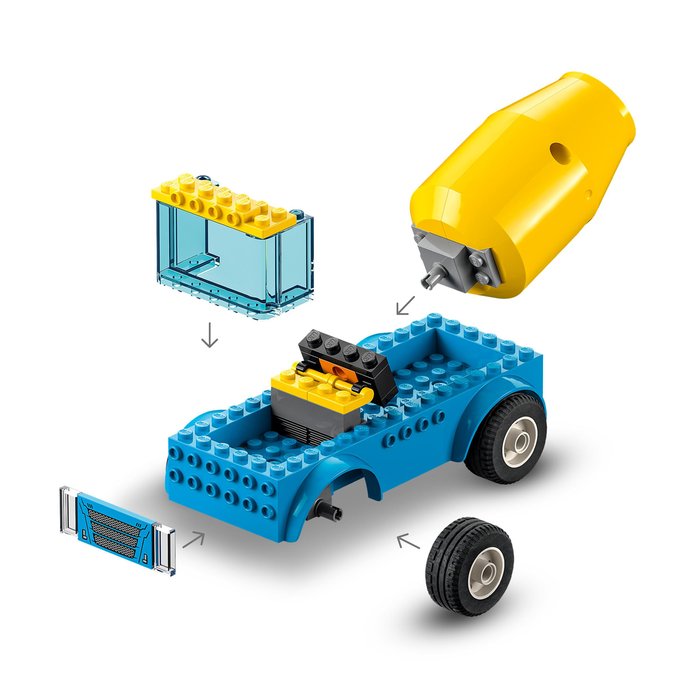 LEGO City Great Vehicles Cement Mixer Truck Set (60325) | Moonpig