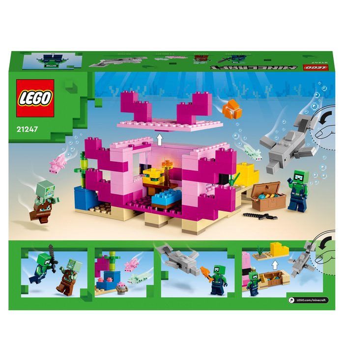 LEGO Minecraft The Axolotl House (21247) | Moonpig