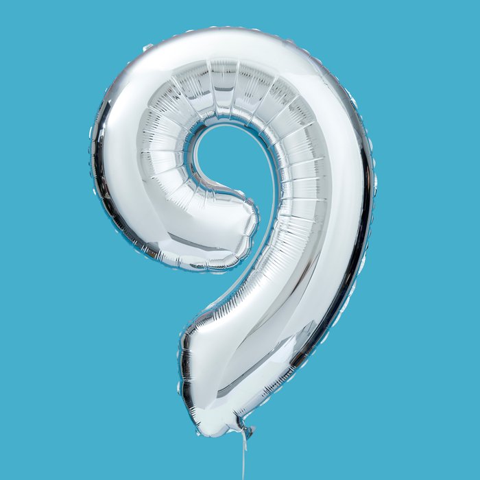 Giant 9 Balloon | Moonpig