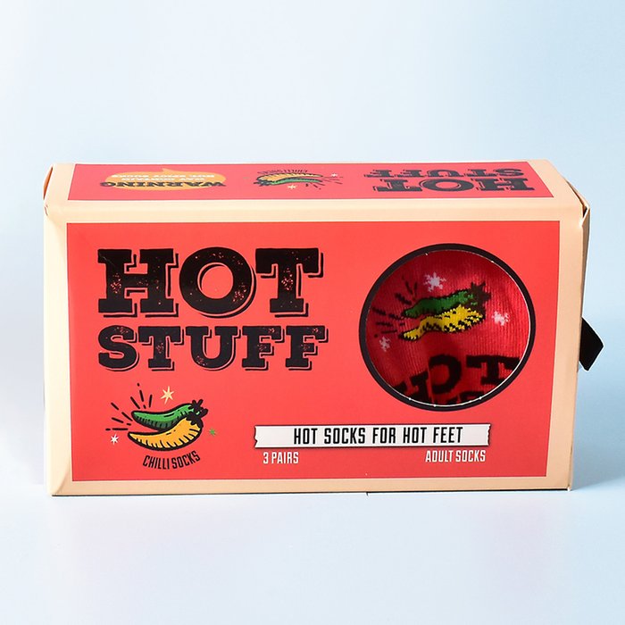 Chilli 3pk Socks Gift Set (7-11) | Moonpig