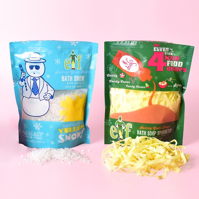Elf Bath Soap Spaghetti & Yellow Snow Bath Salt Duo | Moonpig