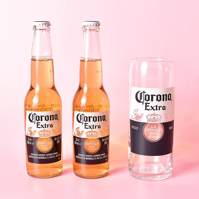 Corona Duo & Glass | Moonpig