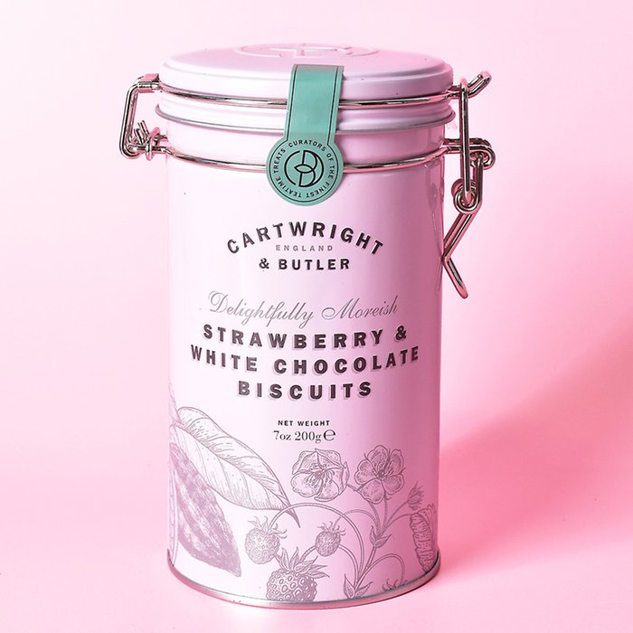 Cartwright & Butler Strawberry & White Chocolate Chunk Biscuits (200g ...