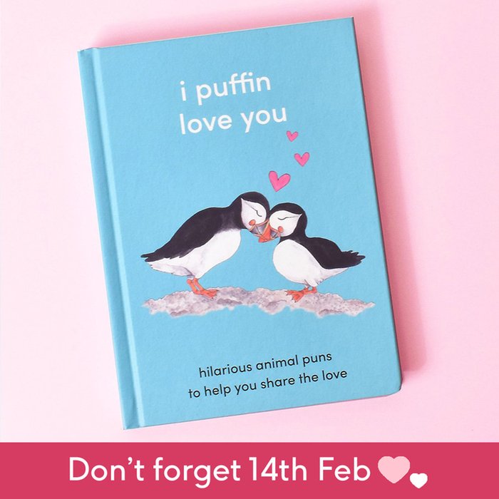 I Puffin Love You Pun Book | Moonpig