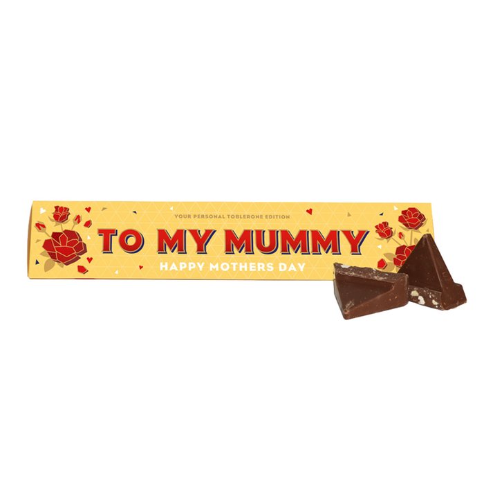 To My Mummy Floral Toblerone | Moonpig