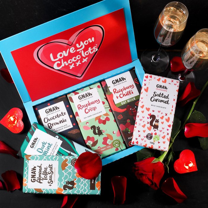 Gnaw Love You Letterbox Chocolates (Contains 6 Bars) | Moonpig
