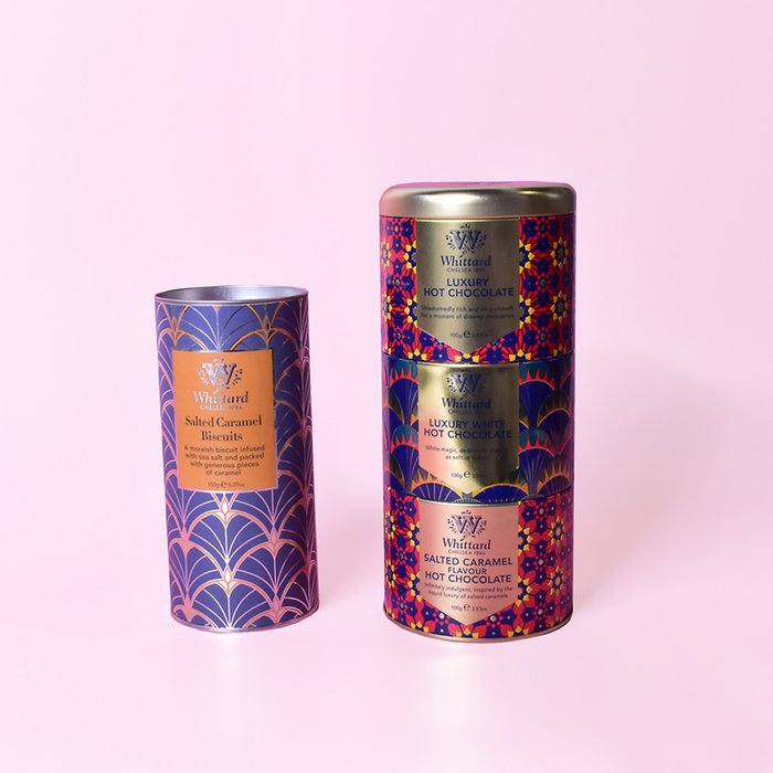 Whittards Hot Chocolate & Salted Caramel Biscuits Bundle | Moonpig
