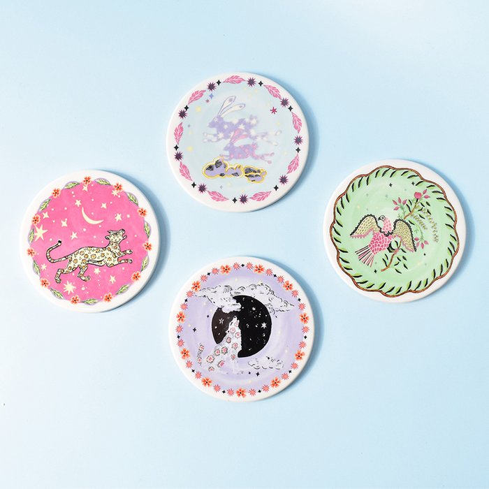Cath Kidston Spirit Animals Set of 4 Coasters | Moonpig