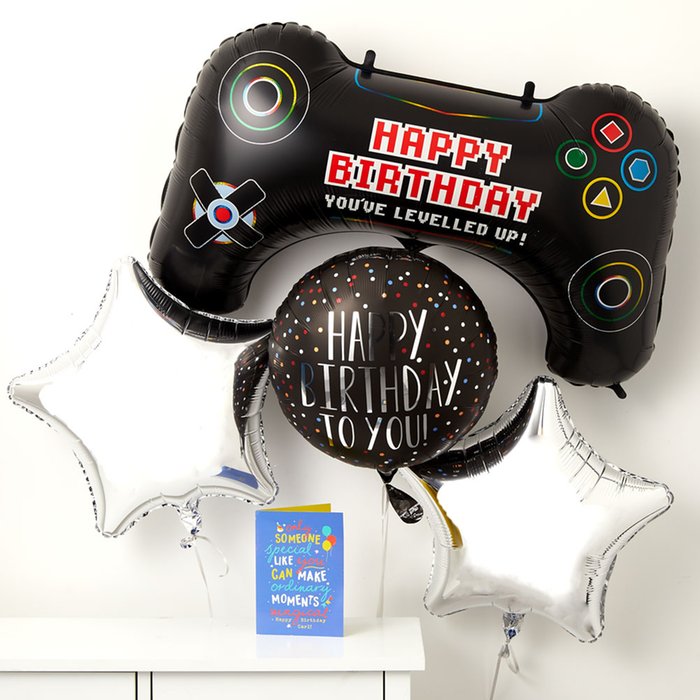 Gamer Birthday Balloon Bundle | Moonpig