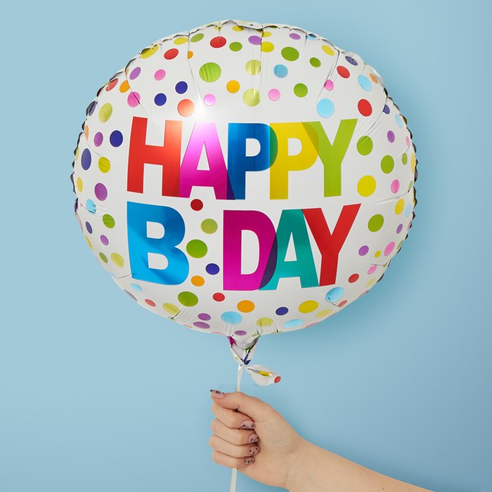 Happy Birthday Confetti Balloon | Moonpig