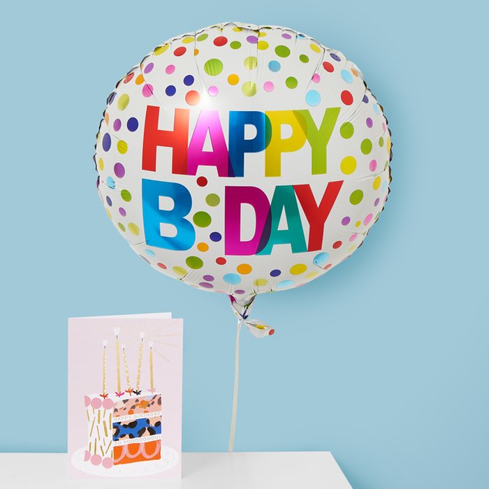 Happy Birthday Confetti Balloon | Moonpig