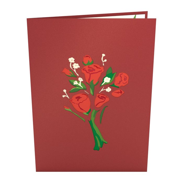 Lovepop Red Rose Pop Up Card | Moonpig