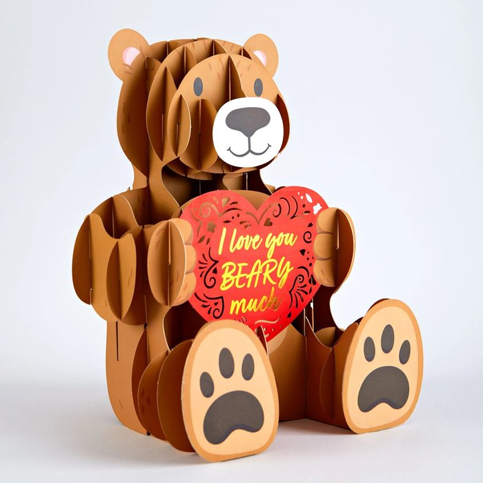 Lovepop Giant Teddy Bear Pop Up Card | Moonpig