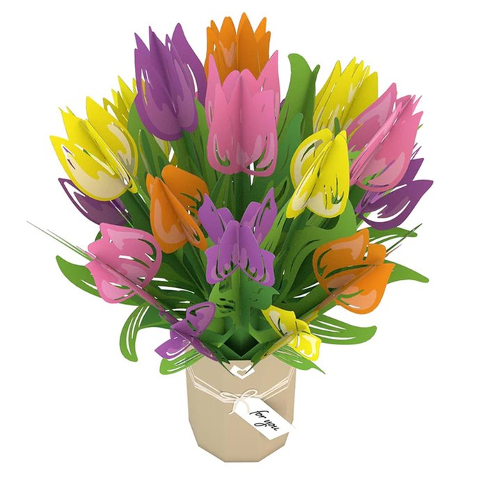 Lovepop Tulips Pop Up Card | Moonpig