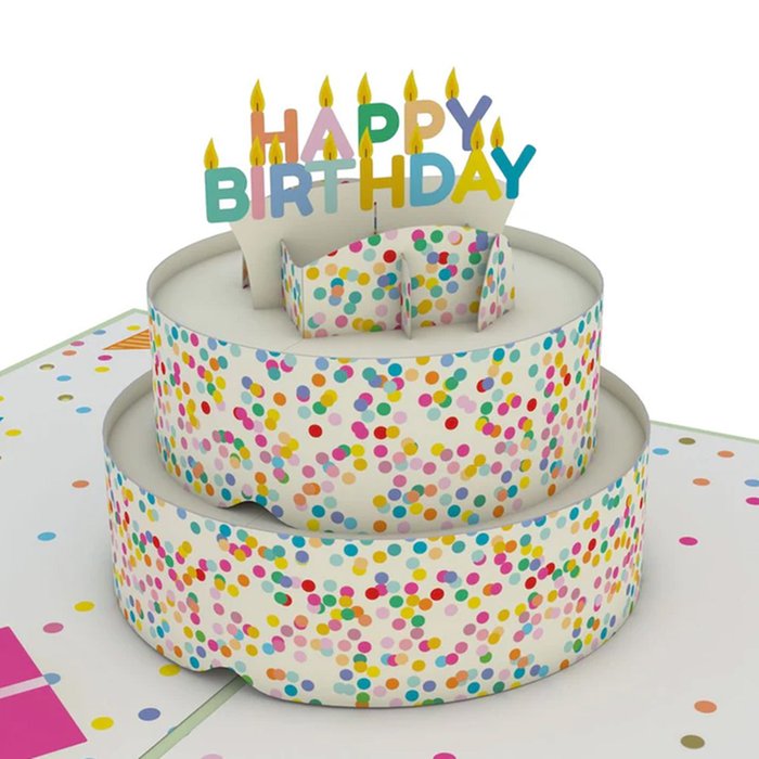 Lovepop Sprinkles Birthday Cake Pop Up Card | Moonpig