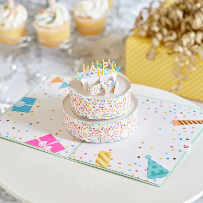 Lovepop Sprinkles Birthday Cake Pop Up Card | Moonpig