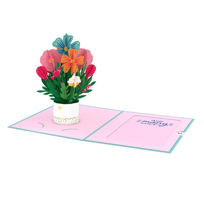 Lovepop Happy Birthday Mini Bouquet Pop Up Card | Moonpig