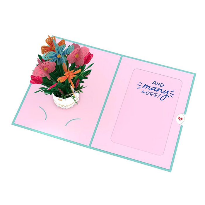 Lovepop Happy Birthday Mini Bouquet Pop Up Card | Moonpig