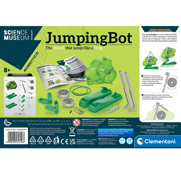 Clementoni Science Museum Jumping Frog Bot | Moonpig