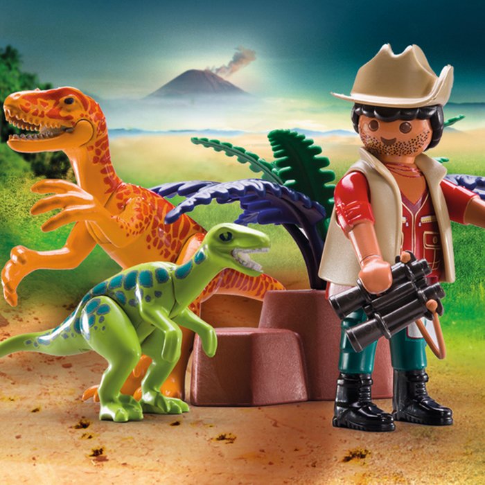 Playmobil Dinosaur Explorer Play Set & Carry Case (70108) | Moonpig