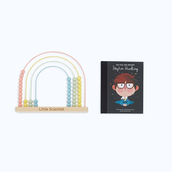 My 1st Years Little Learner Stephen Hawking Book, Wooden Toy & Gift Box ...