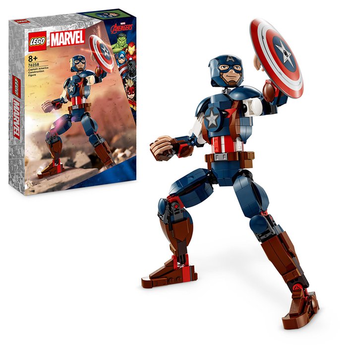 LEGO® Marvel Captain America Buildable Figure (76258) | Moonpig