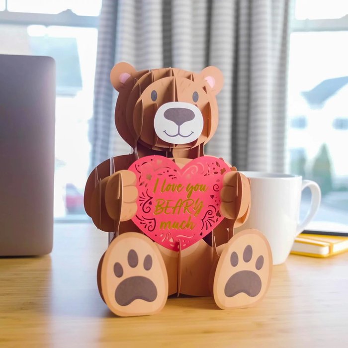 Lovepop Giant Teddy Bear Pop Up Card | Moonpig
