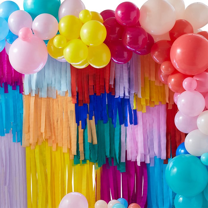 Rainbow Birthday Party Backdrop Kit | Moonpig