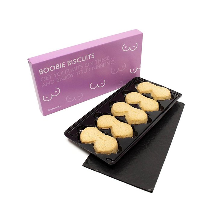 Milk Chocolate Boobs & Boob Shortbread Biscuits | Moonpig