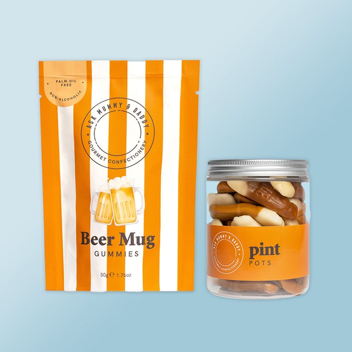 Pint Pots & Beer Mug Gummies | Moonpig