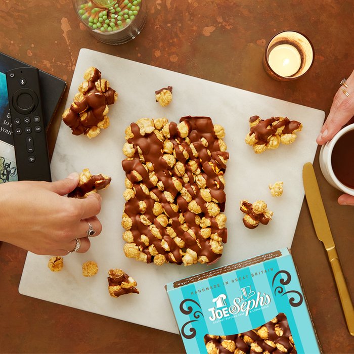 Joe & Seph's Milk Chocolate Popcorn Slab & Gourmet Popcorn Selection ...