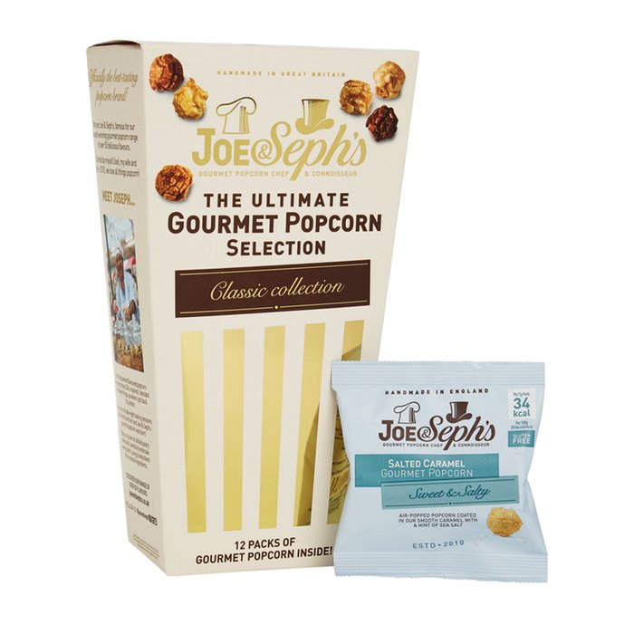 Joe & Seph's Milk Chocolate Popcorn Slab & Gourmet Popcorn Selection ...