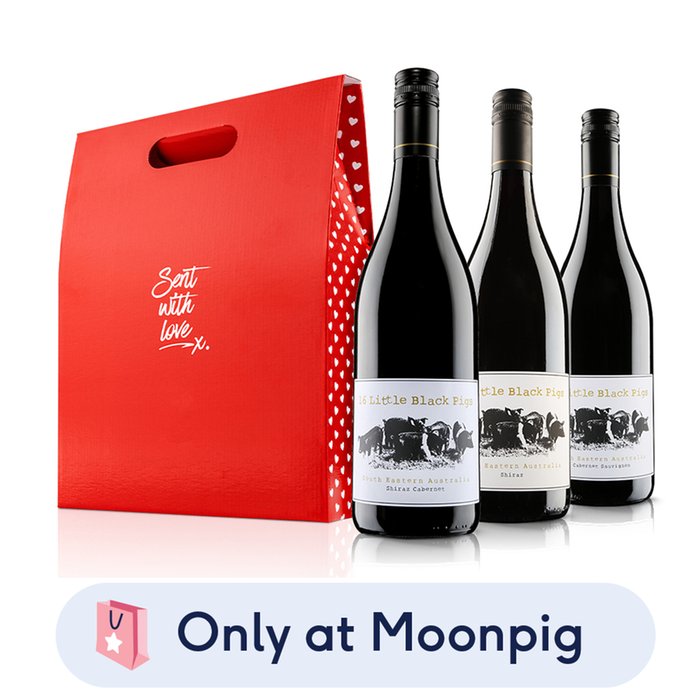 Virgin Wines Me to You Australian Shiraz Cabernet Gift Box 75cl | Moonpig