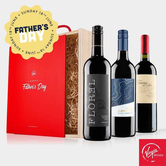 Virgin Wines Father's Day Malbec Lovers Trio | Moonpig