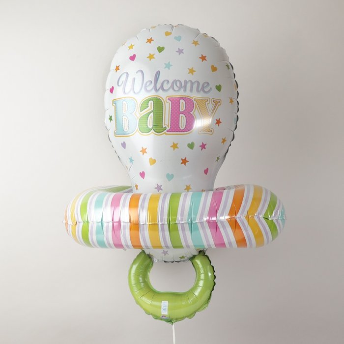 Giant Welcome Baby Dummy Balloon | Moonpig