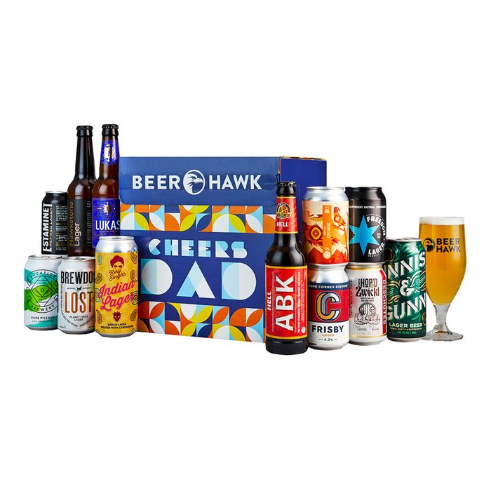 Beer Hawk 'Cheers Dad' Lager Discovery Crate | Moonpig