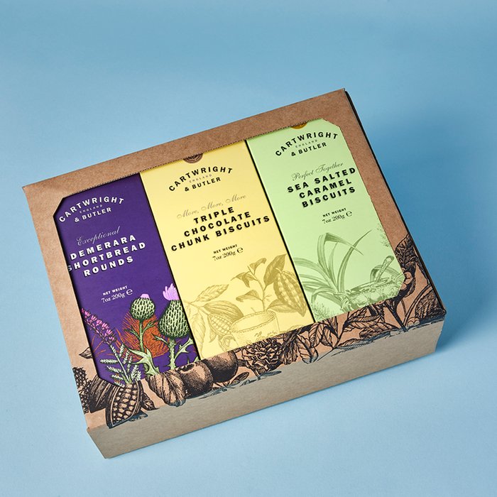 Cartwright & Butler Thank You Biscuit Trio | Moonpig