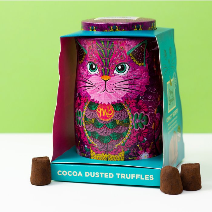 Monty Bojangles Persian Cat Tin of Choccy Scoffy Truffles | Moonpig