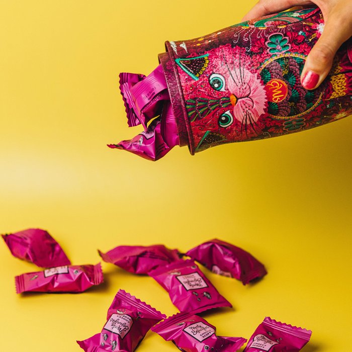 Monty Bojangles Persian Cat Tin of Choccy Scoffy Truffles | Moonpig