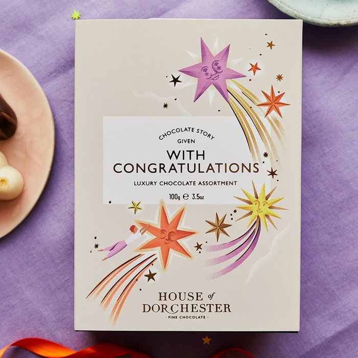 Congratulations Chocolate Truffles Book (100g) | Moonpig