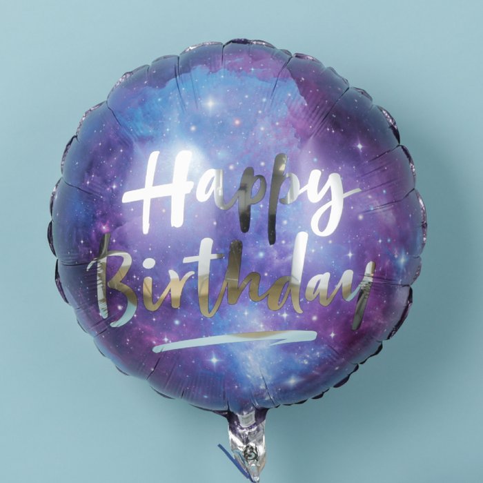 Happy Birthday Galaxy Balloon | Moonpig