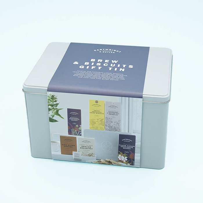 Cartwright & Butler Brew & Biscuits Tin Hamper | Moonpig