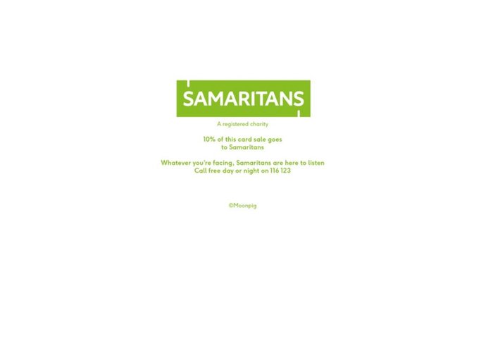 Samaritans Charity Card | Moonpig