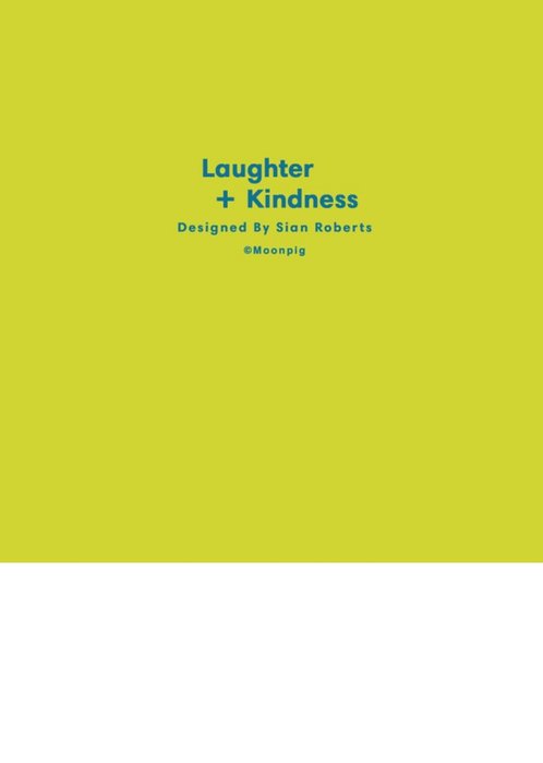 Laughter and Kindness Typography Confetti 9th Birthday Card | Moonpig