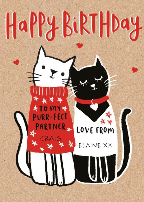 Clintons Sweet Cats Birthday Card | Moonpig