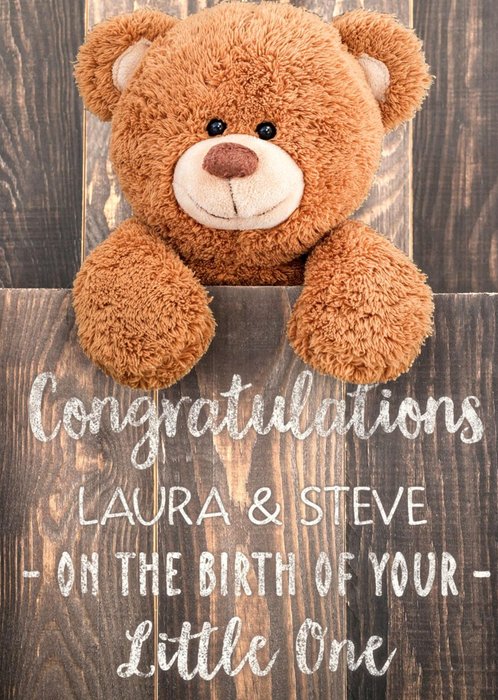 Personalised Congrats On Your Little One Card | Moonpig