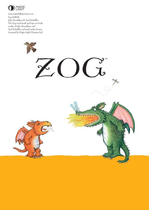 Zog Illustrated First Day At School Card | Moonpig