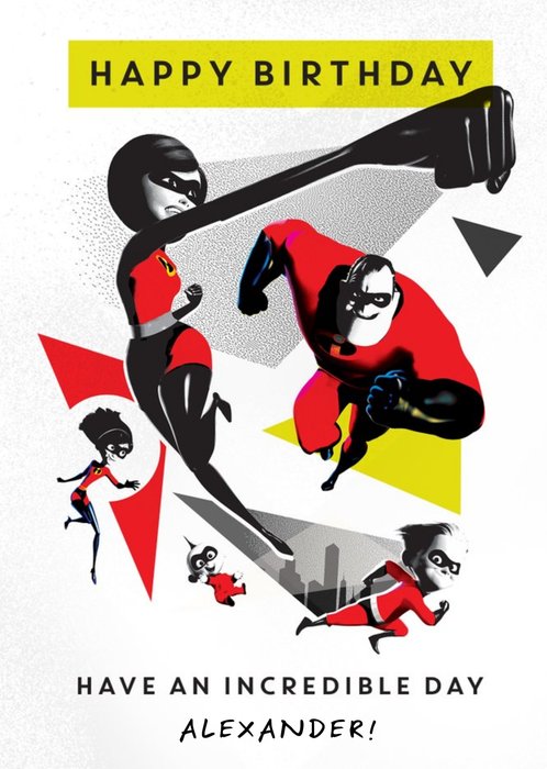 Birthday Card - The Incredibles 2 - Disney Pixar | Moonpig