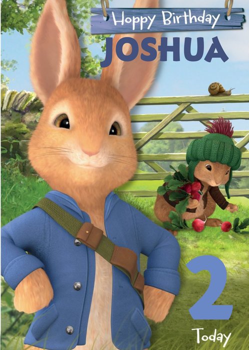 Cute Peter Rabbit Birthday Card | Moonpig